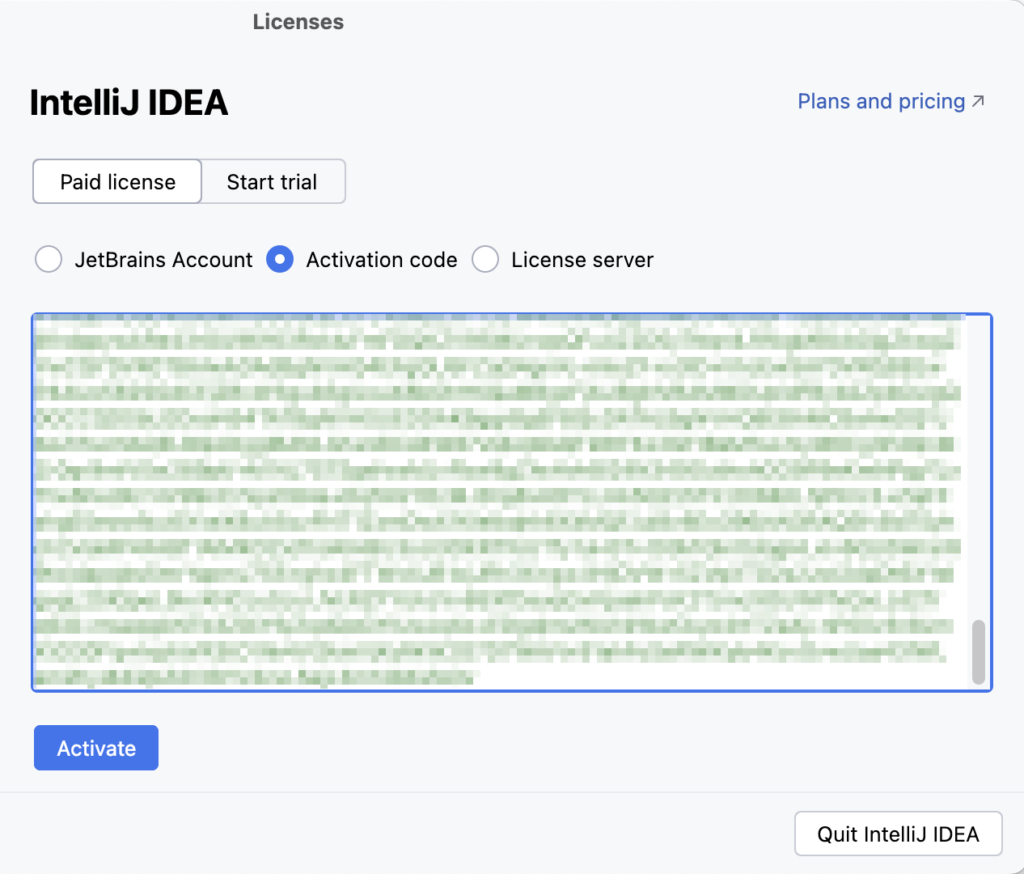 JetBrains デスクトップ製品のアクティベート方法 - 株式会社サムライズム